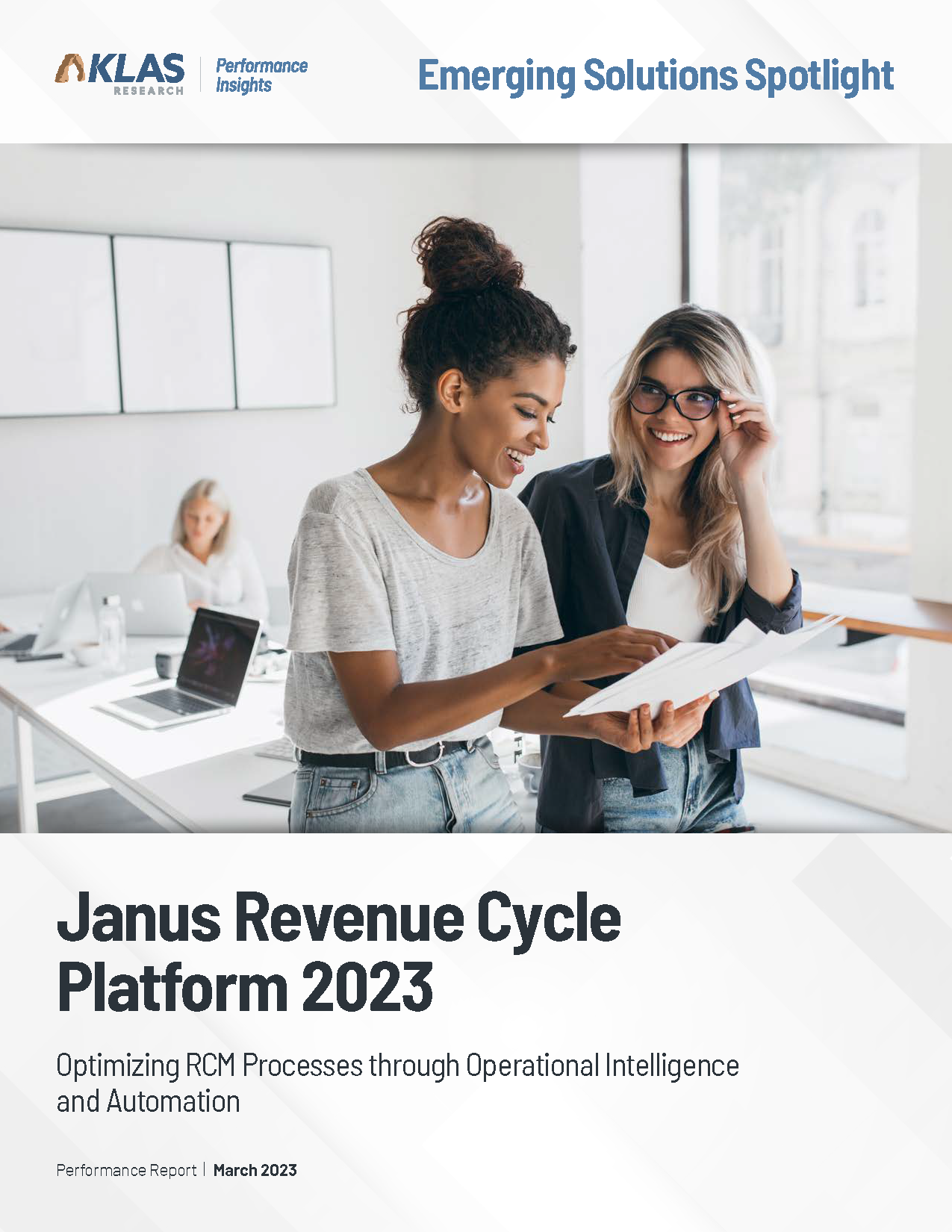 KLAS Research features Janus in the March 2023 Emerging Solutions Spotlight